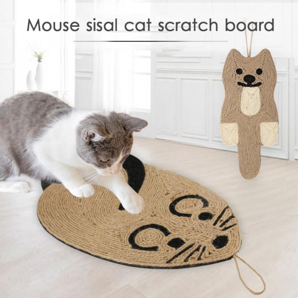 Cat Scratcher Mat, 21.25*9.84 Inch Natural Sisal Cat Scratch Mats ...