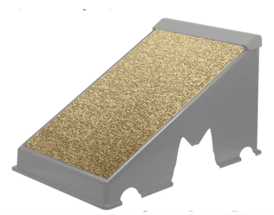 Cat Scratcher Ramp – Durable Plastic Frame with Reversible Corrugated ...