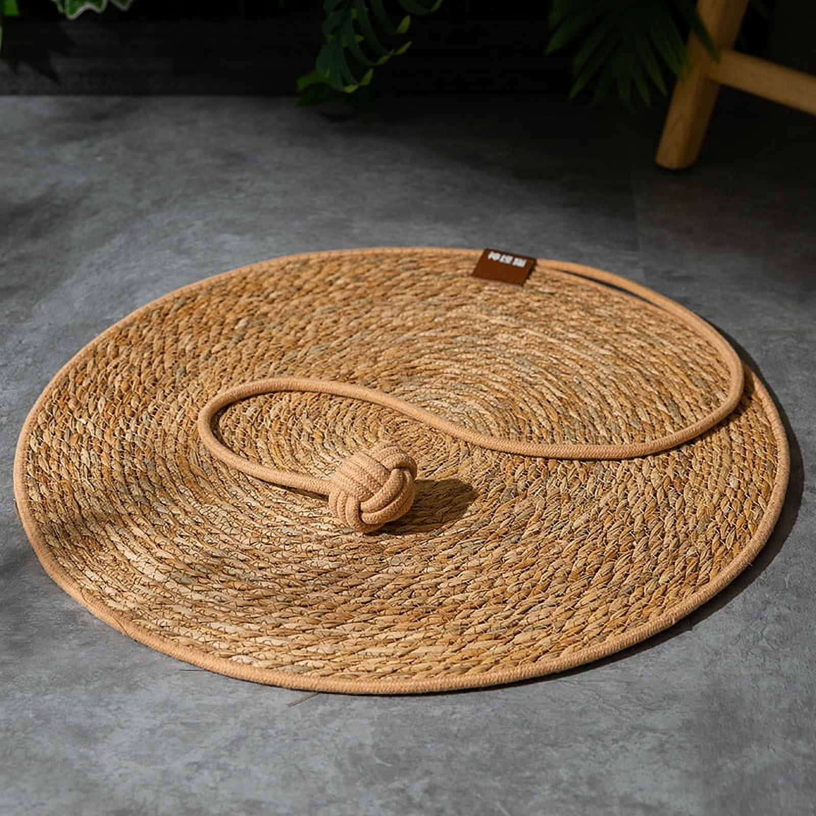 Cat Scratcher Rattan Mat Board Cat Scratch for Sharpen Nails Scraper ...