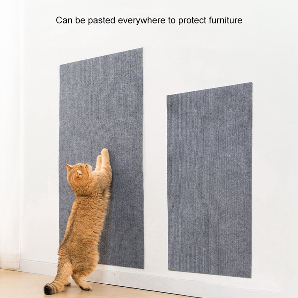 Cat Scratcher Self-Adhesive Wear-Resistant Cat Scratching Pad Cat Wall ...