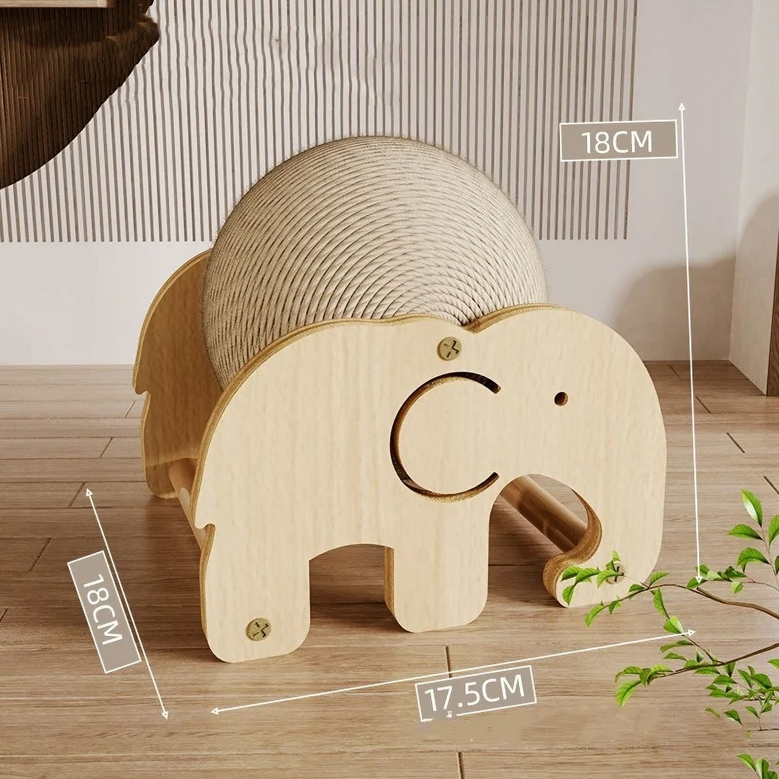 Cat Scratcher Toy Cat Scratching Ball Toy Natural Sisal Rope Cat ...