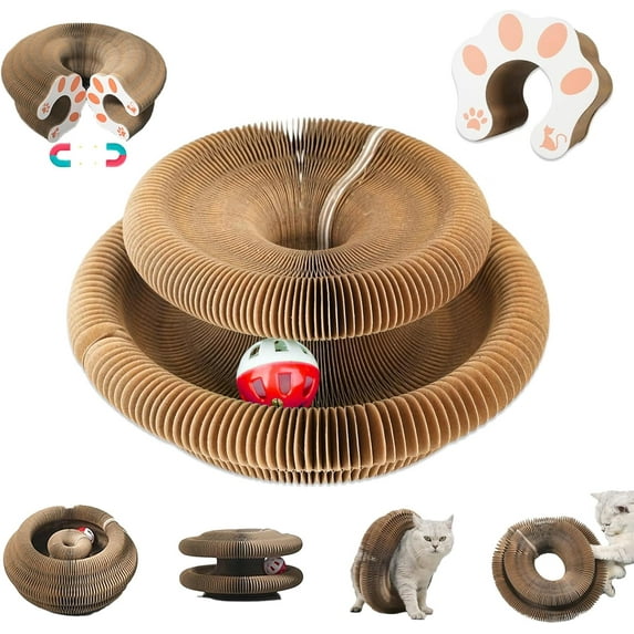 Cat Scratching Board for Indoor Cats,Scratch Pad Pro for Cats,Round Cat ...