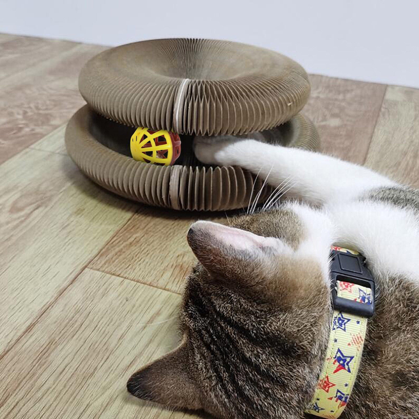 Cat Scratching Board Interactive Organ Style | Claw Grinding & Play Toy ...