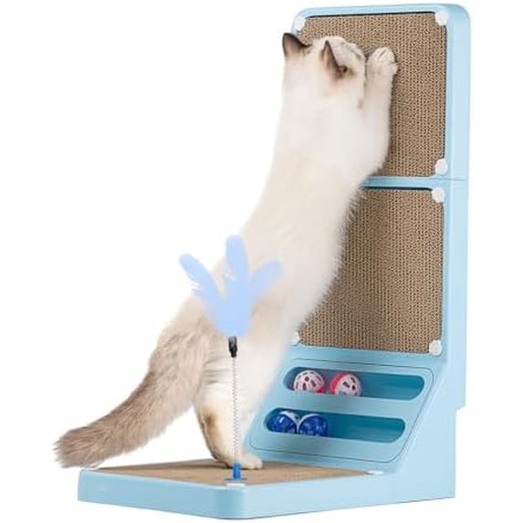 Cat Scratching Board Kitten Scratching Ball Wall Scratchers for Indoor ...