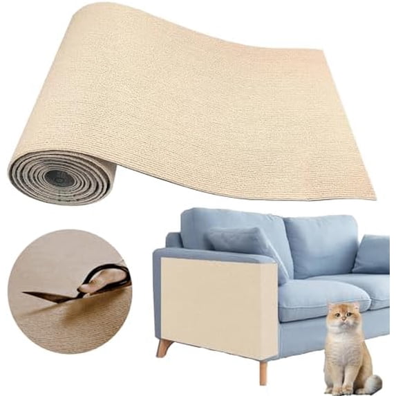 Cat Scratching Climbing Carpet Mat, Adhesive Trimmable Cat Scratcher ...