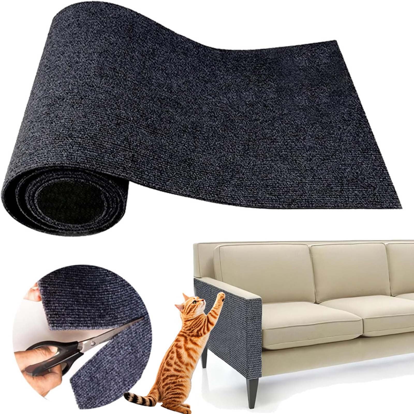 Cat Scratching Mat for Furniture Protection | 40x100cm Self-Adhesive ...