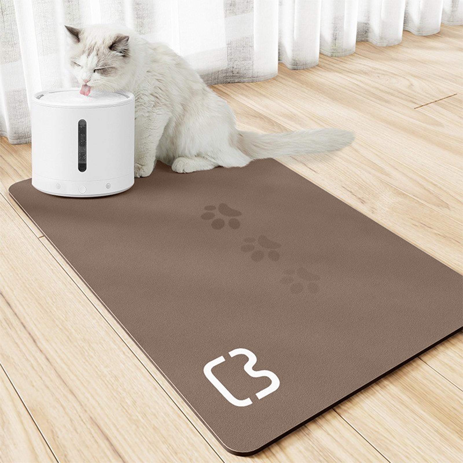 Cat Scratching Mat and Sleeping Pad Combo, Durable Rattan Weave Pet ...