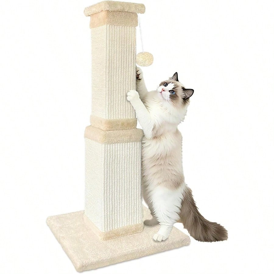 Cat Scratching Post 32 Inch Cat Scratching Post for Large Cats ...