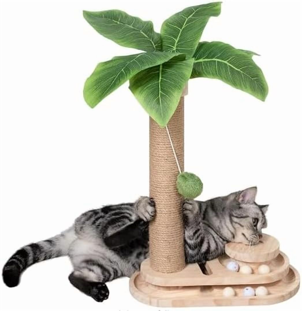 Cat Scratching Post 33 Inch Tall Cat Scratcher for Indoor Cats Adults ...