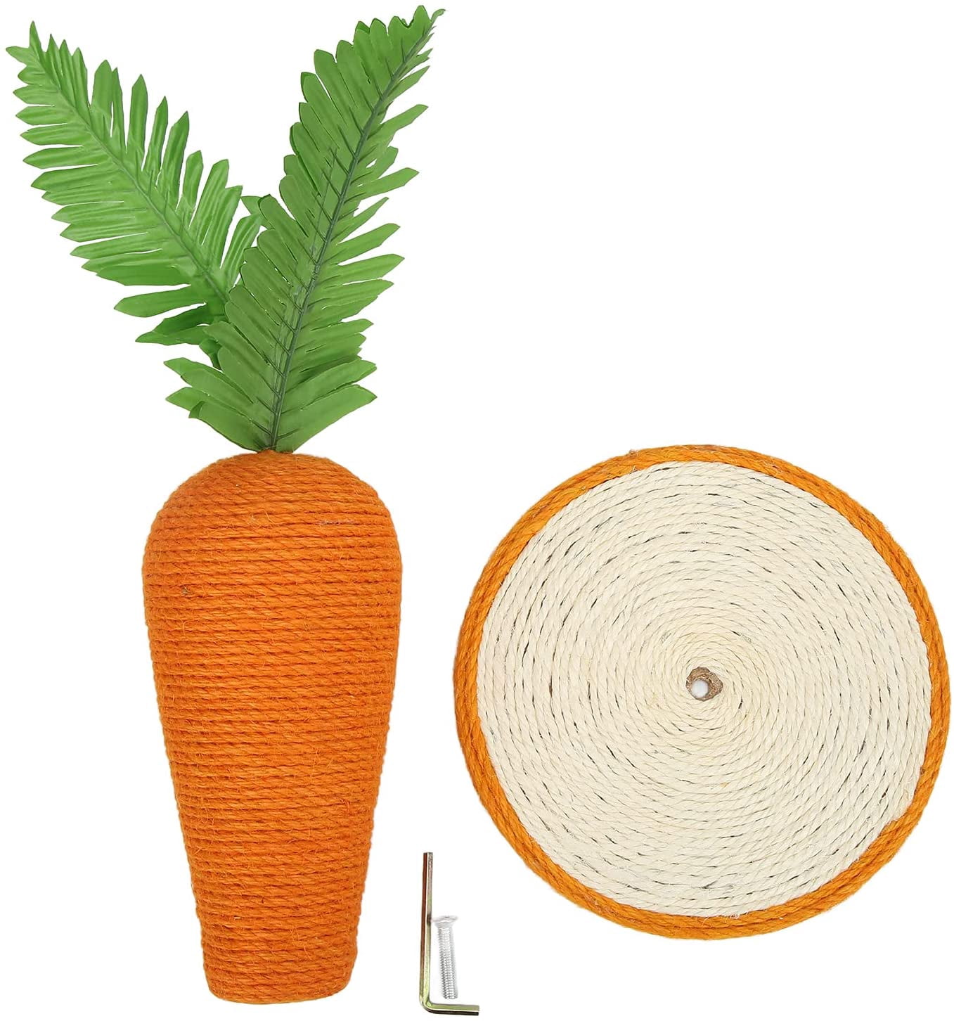 Cat Scratching Post Carrot Sisal Vertical Carrot Cat Climbing Frame for ...