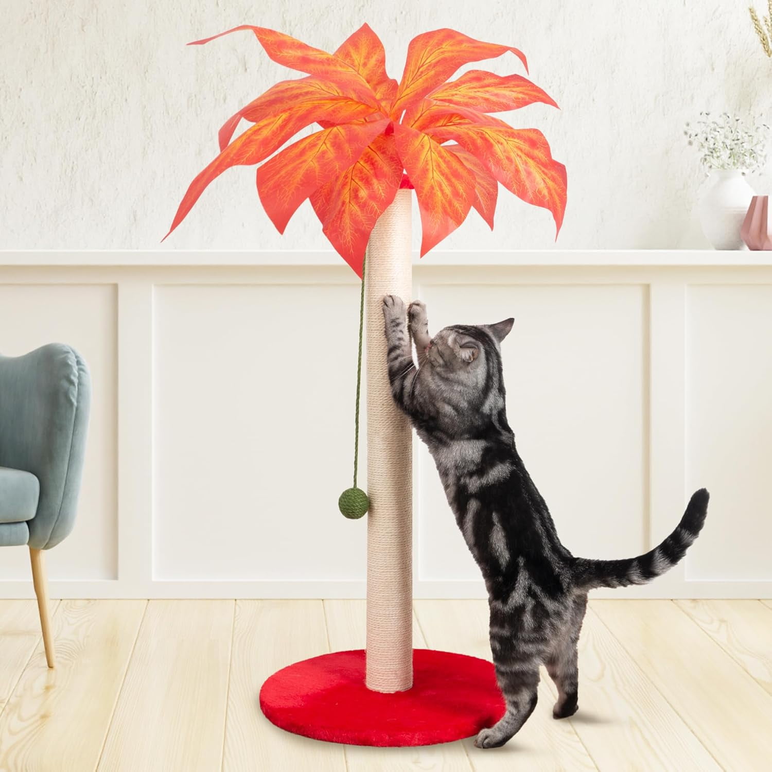 Cat Scratching Post Cat Scratcher 35 inch Tall Scratching Post with ...