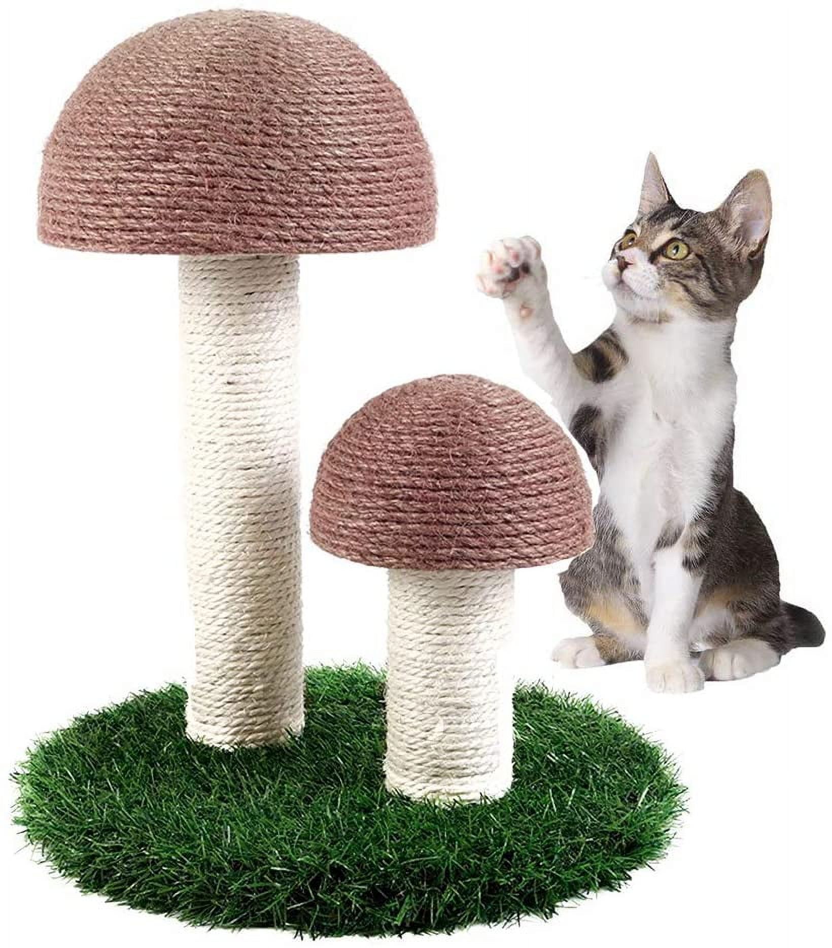 Cat Scratching Post, Mushroom Scratching Post for Kittens & Cat ...