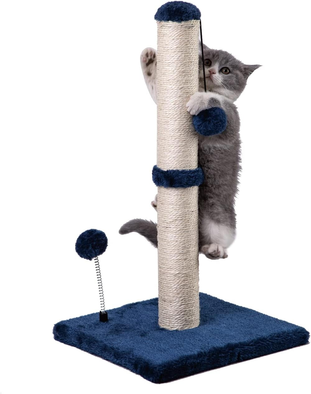 Cat Scratching Post Premium Basics Kitten Scratcher Sisal Scratch Posts ...
