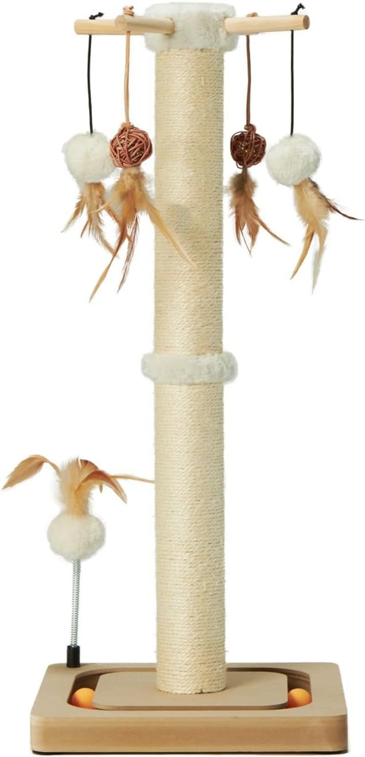Cat Scratching Post Premium Sisal Scratch Posts with Tracking ...
