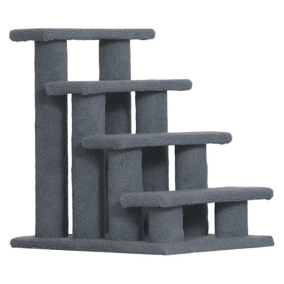 Cat Scratching Post Stairs 25", 4-Step Pet Steps for Cats, Multi-Level ...