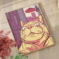 Cat Selfie UFO Wall Art Funny Cartoon Decor, Unframed Canvas Size 8x12 ...