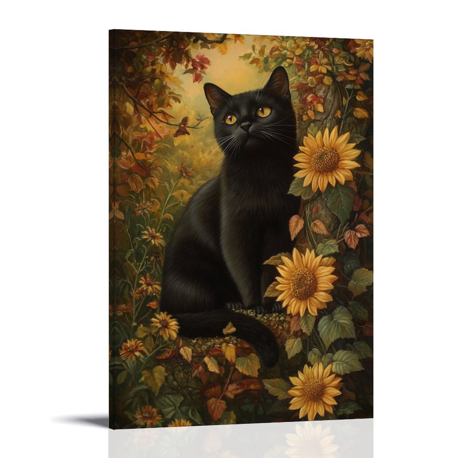 Cat Series Poster (4) Painting Vintage Poster Picture Print Wall Art ...