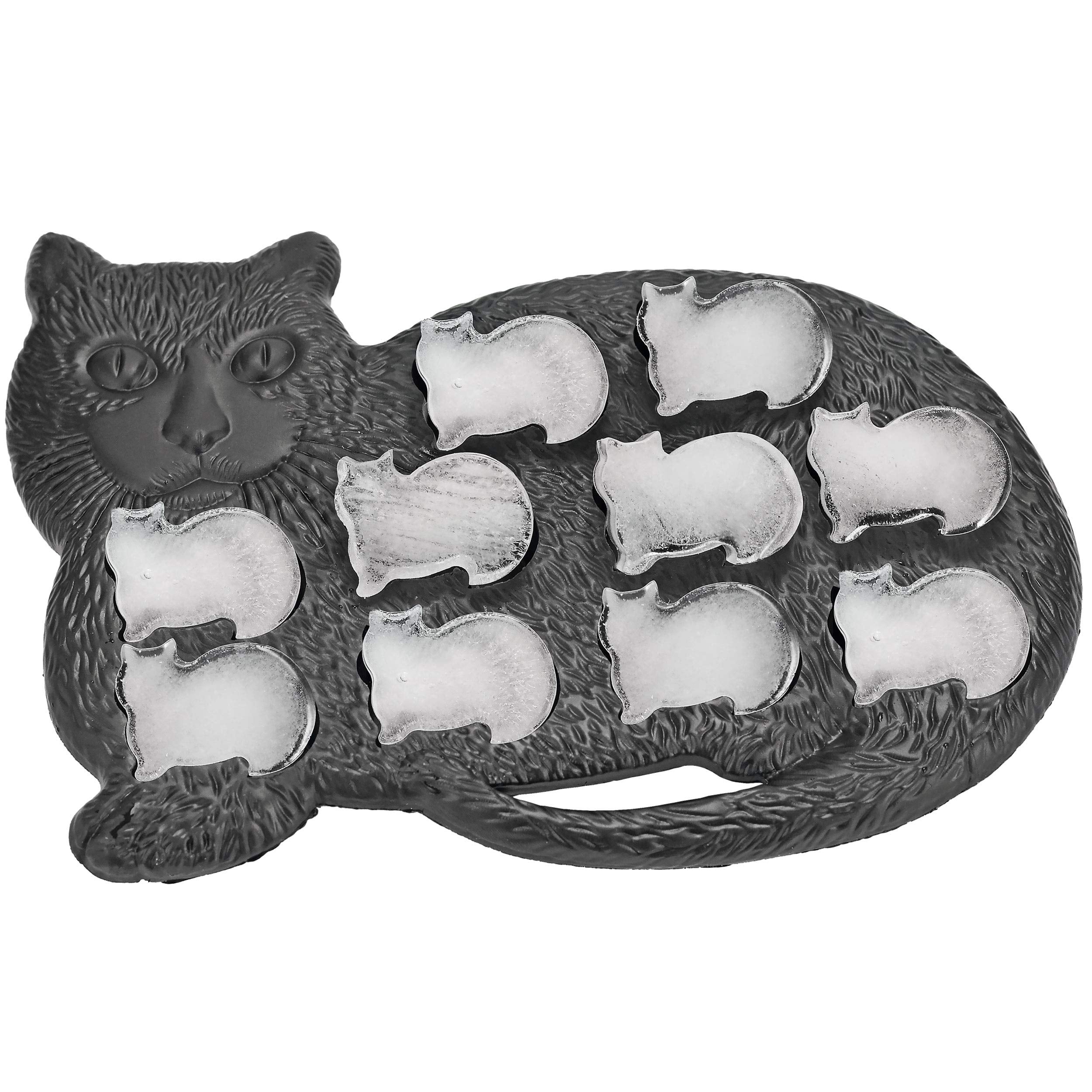 Cat Shaped Ice Cube Tray - Fairly Odd Novelties - Fun & Cute Animal ...