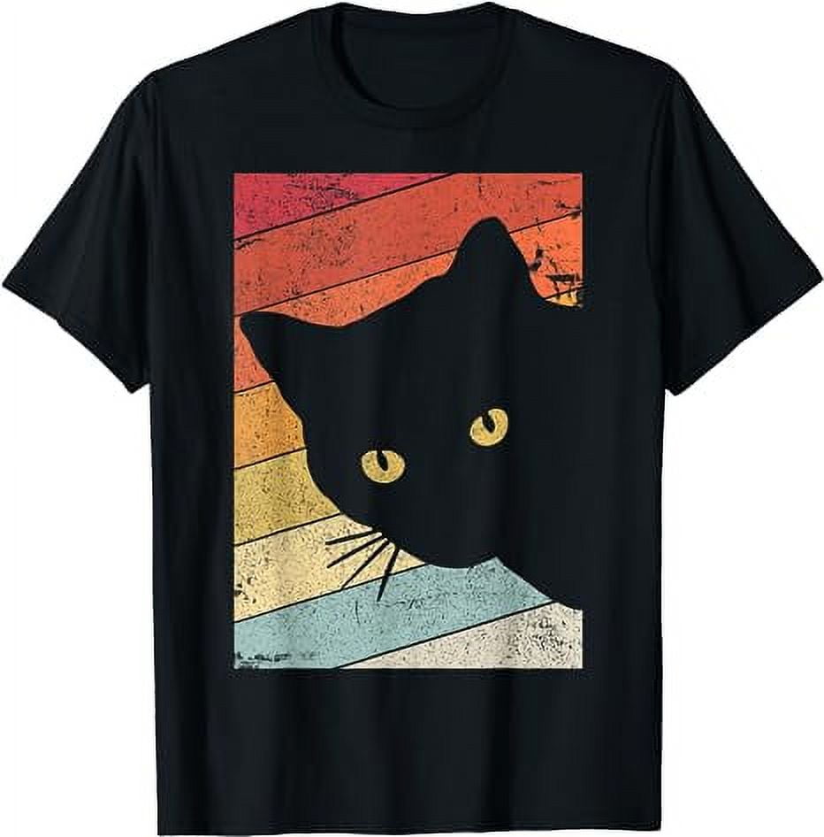 Cat Shirt. Retro Style T-Shirt - Walmart.com