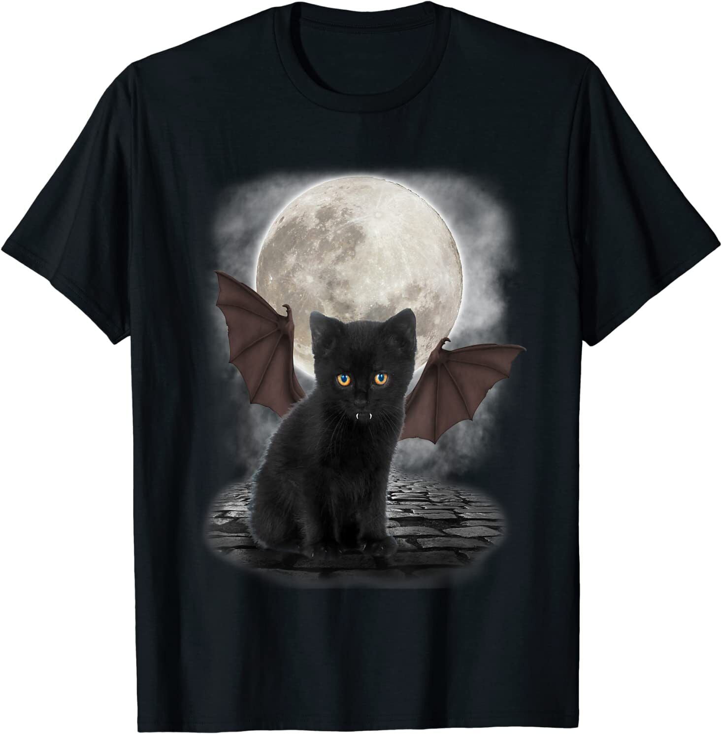Cat Shirt Vamp!re Funny Gifts Cats Lover Great Gift T-Shirt - Walmart.com
