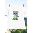 Cat Shovel Funny Kitty Digging Cartoon Graphic T-Shirt up to 5XL ...