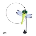 Cat Simulation Bird Interactive Toys Funny Feather Bird with Bell Cat ...
