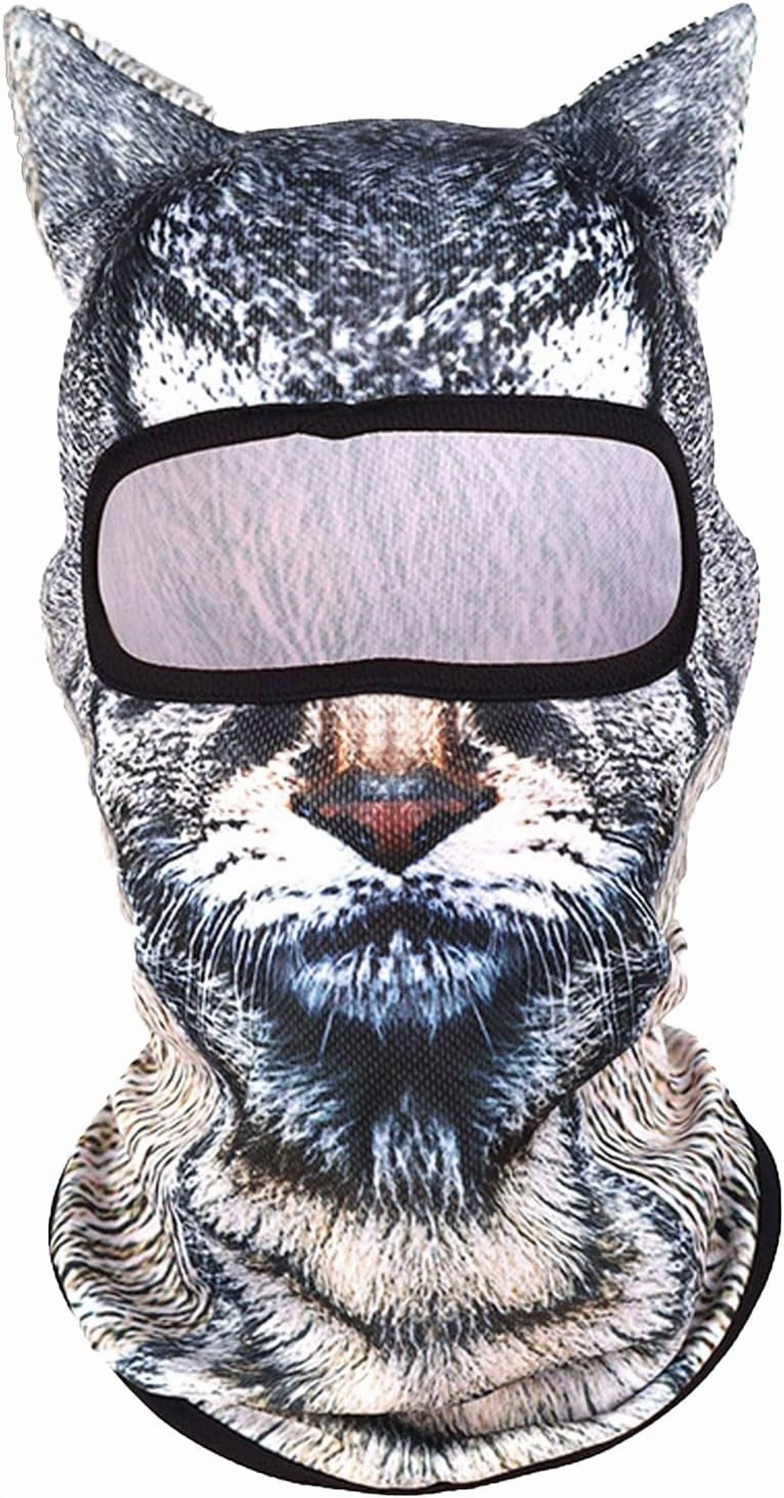 Cat Ski Mask, 2 Pack 3D Sheisty Face Balaclava, Winter Outdoor Shiesty ...