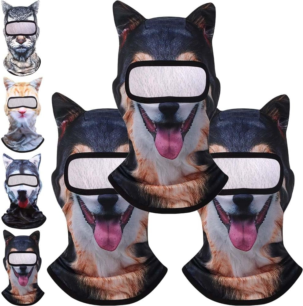 Cat Ski Mask,3D Cat Ski Balaclava Sheisty Face Mask with Ears,Cat ...
