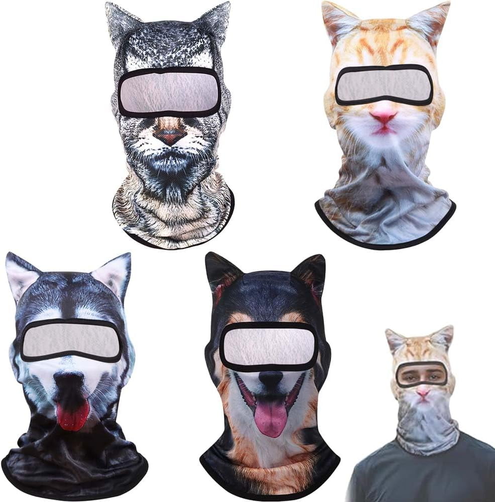 Cat Ski Mask,3D Cat Ski Balaclava Sheisty Face Mask with Ears,Cat ...