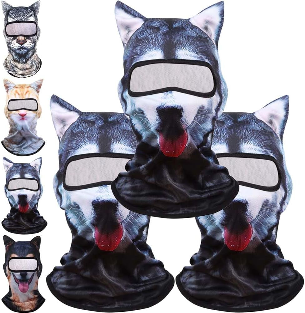 Cat Ski Mask,3D Cat Ski Balaclava Sheisty Face Mask with Ears,Cat ...
