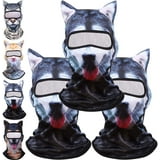 Cat Ski Mask,3D Cat Ski Balaclava Sheisty Face Mask with Ears,Cat ...