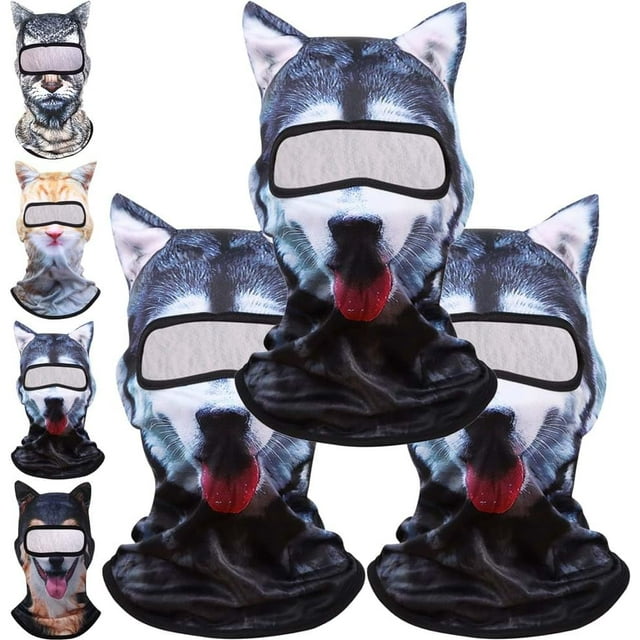 Cat Ski Mask,3D Cat Ski Balaclava Sheisty Face Mask with Ears,Cat ...