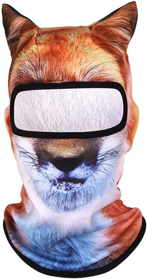 Cat Ski Mask, 3D Stand Ears Animal Balaclava Face Mask, Sheisty Face ...