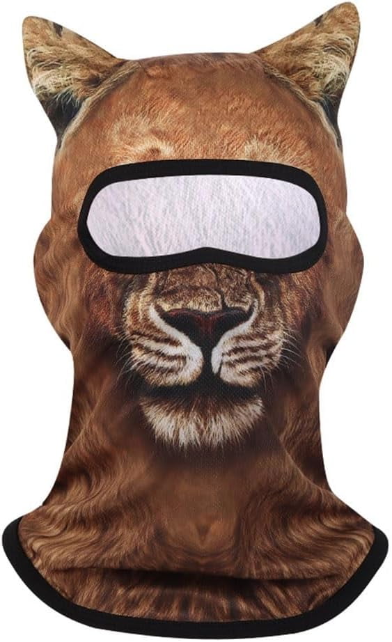 Cat Ski Mask, 3D Stand Ears Animal Balaclava Face Mask, Sheisty Face ...