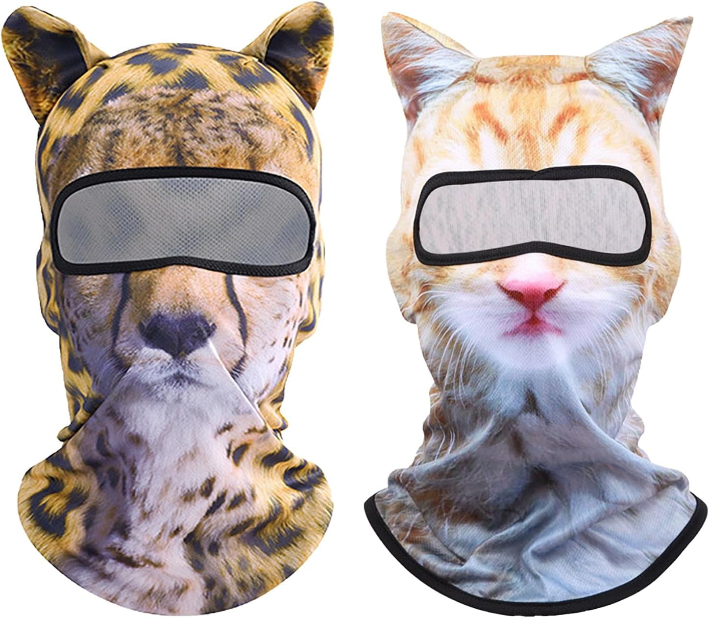 Cat Ski Mask, Breathable Cat Balaclava, Dog Balaclava, Halloween Hat ...