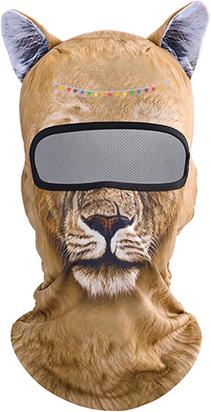 Cat Ski Mask, Breathable Cat Balaclava, Dog Balaclava, Halloween Hat ...
