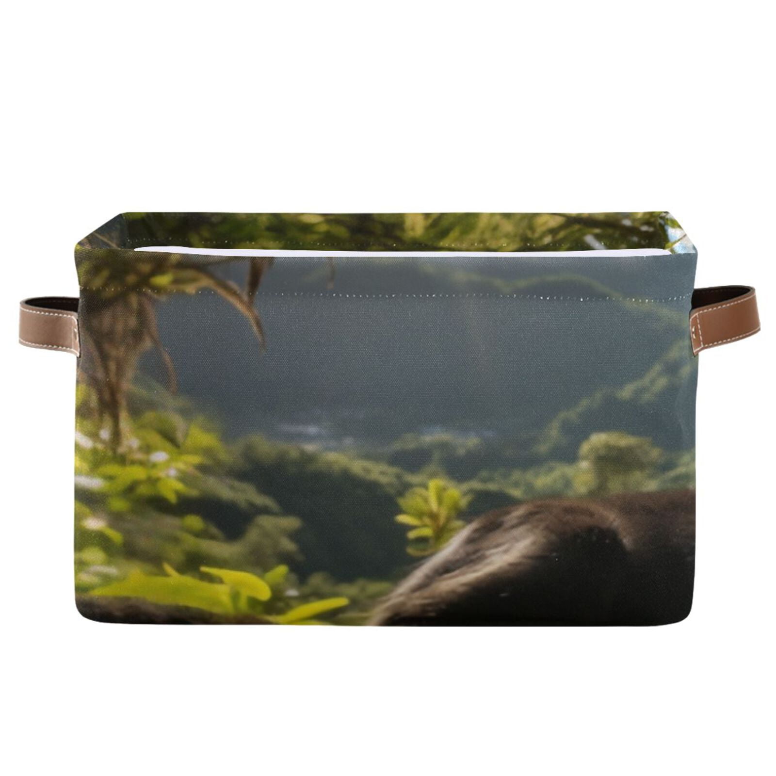 Cat Sky Forest and Grass Storage Bins Baskets With Handles Storage Box ...