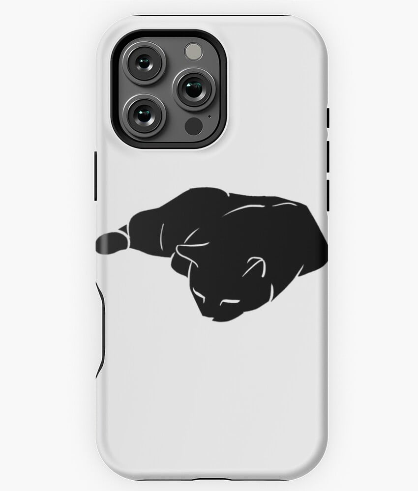 Cat Sleep Silhouette Napping M2716 Phone Case for iPhone 17 16 15 14 13 ...