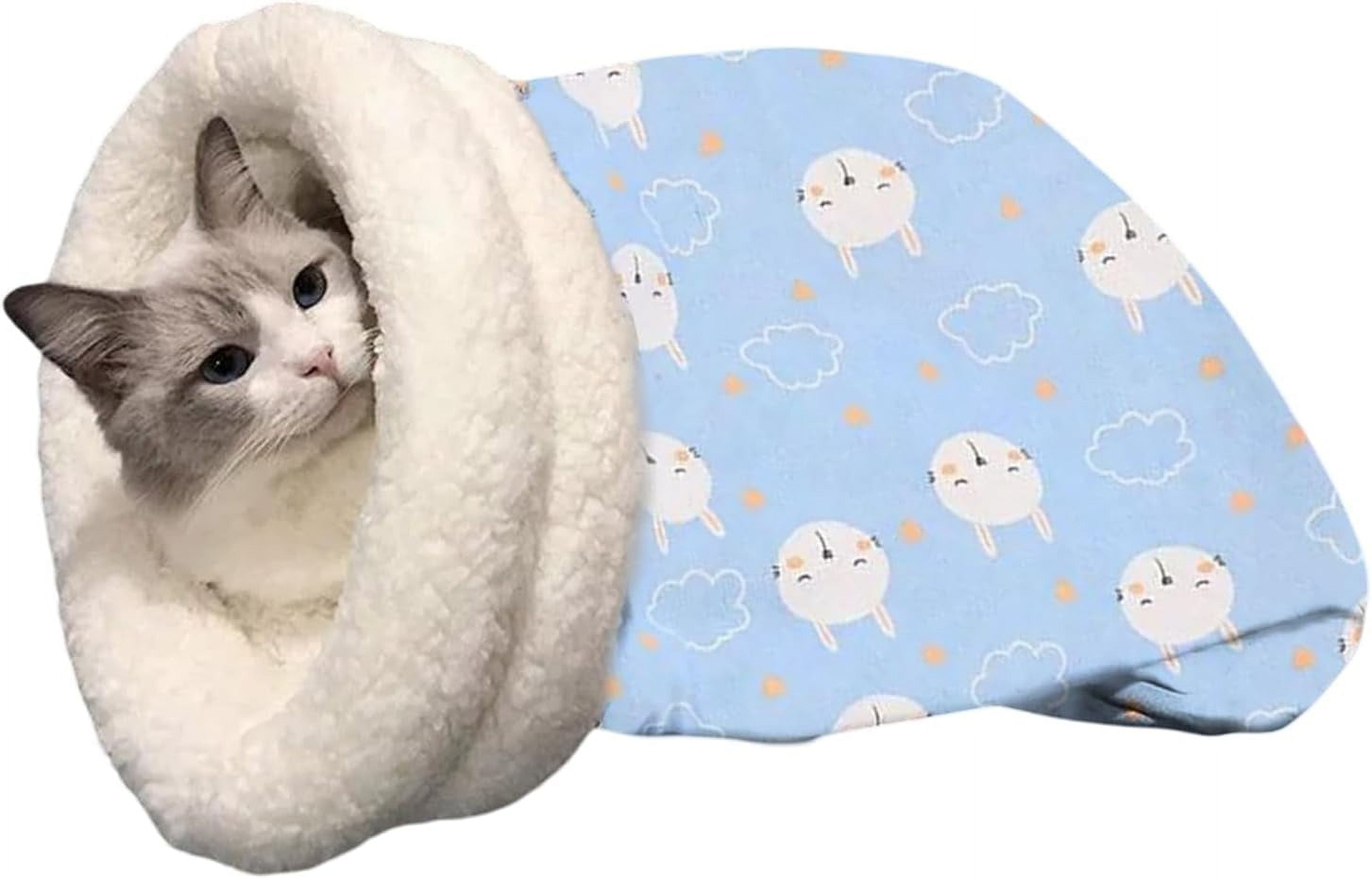 Cat Sleeping Bag for Indoor Cats, Cat Winter Sleeping Bag, Winter Cat ...