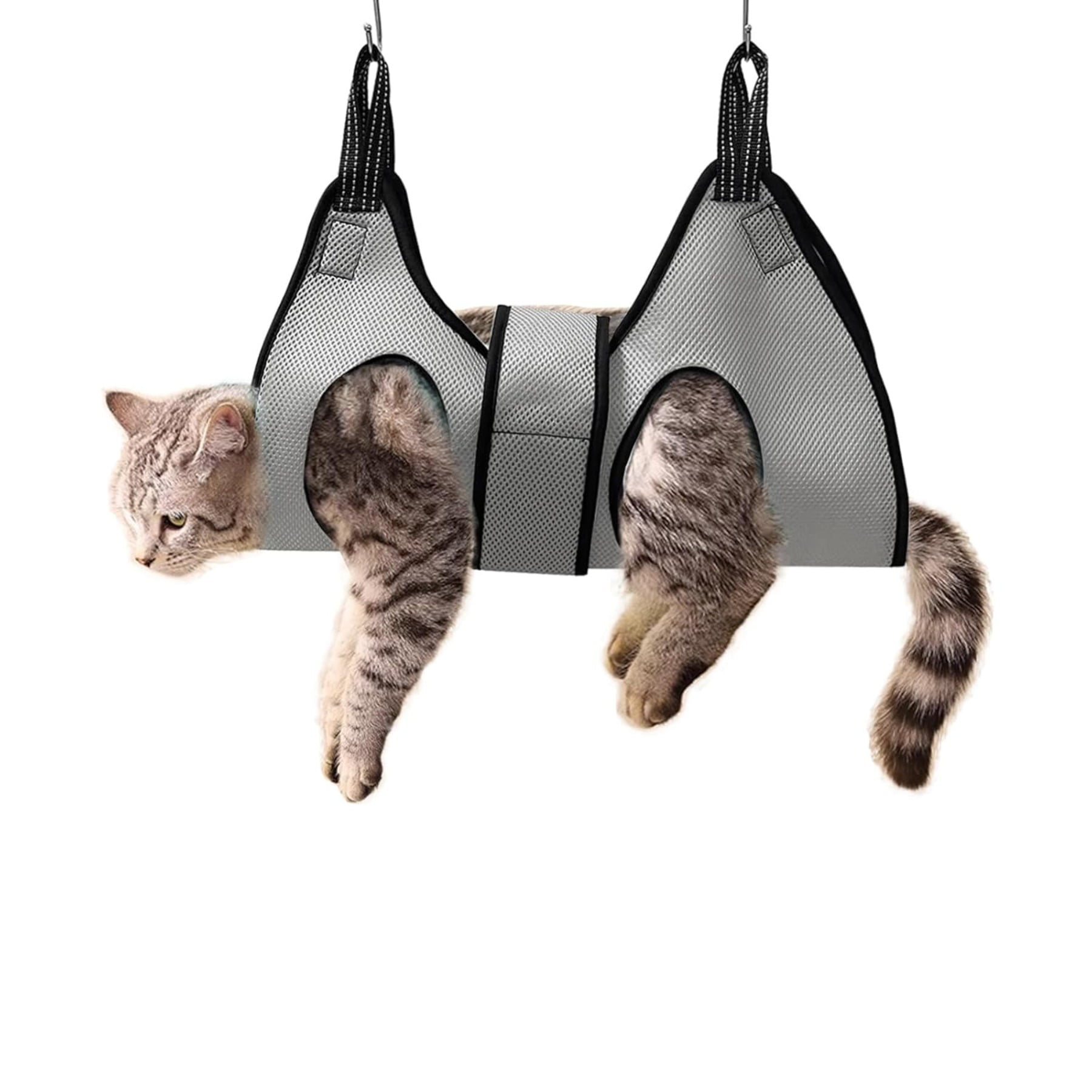 Cat Small Dog Grooming Hammock Restraint Polyester Bag Hook Style Nail ...