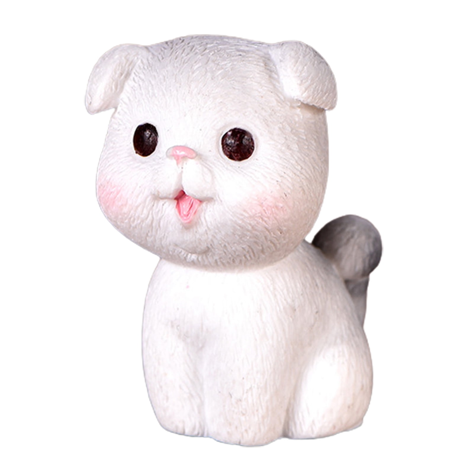 Cat Small Statue Naughty DIY Material Exquisite Workmanship Cake ...