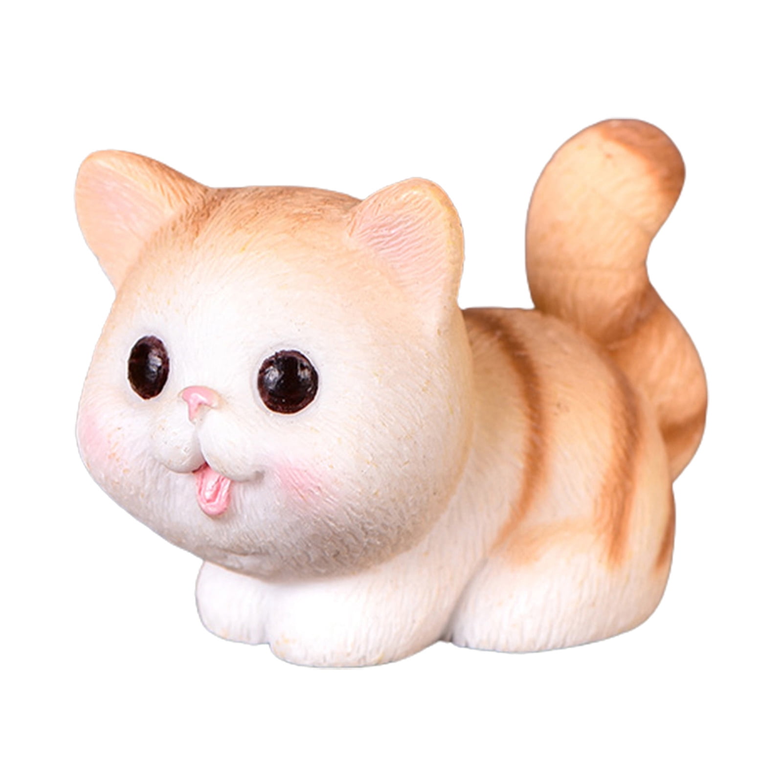 Cat Small Statue Naughty DIY Material Exquisite Workmanship Cake ...
