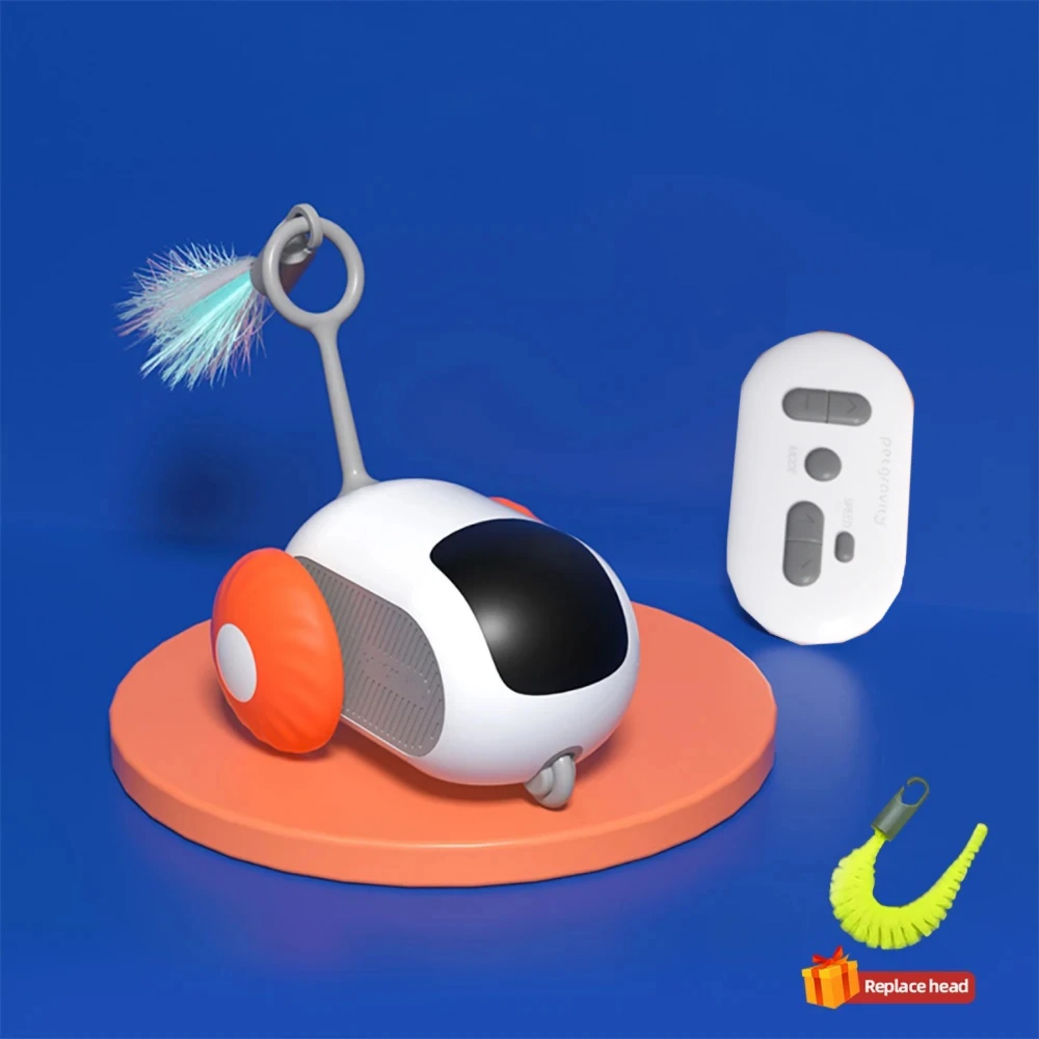 Cat Smart Interactive Car Toy Automatic Moving Remote Mouse Indoor ...
