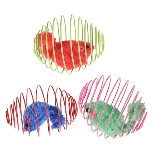 Plastic Spring Cat Toy