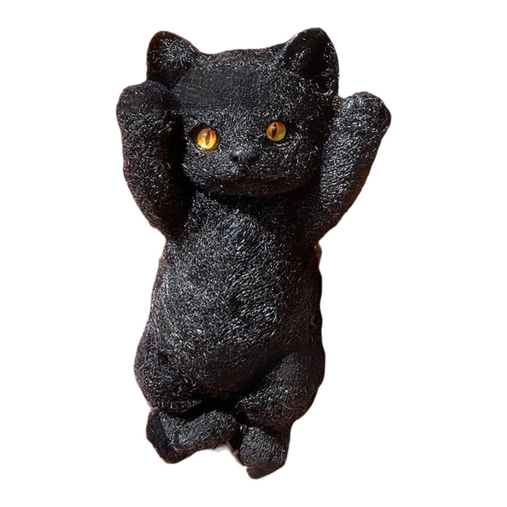 Cat Squishies Stress Ball, Chubby Cat Squeeze Toy Large Cat Squishies ...