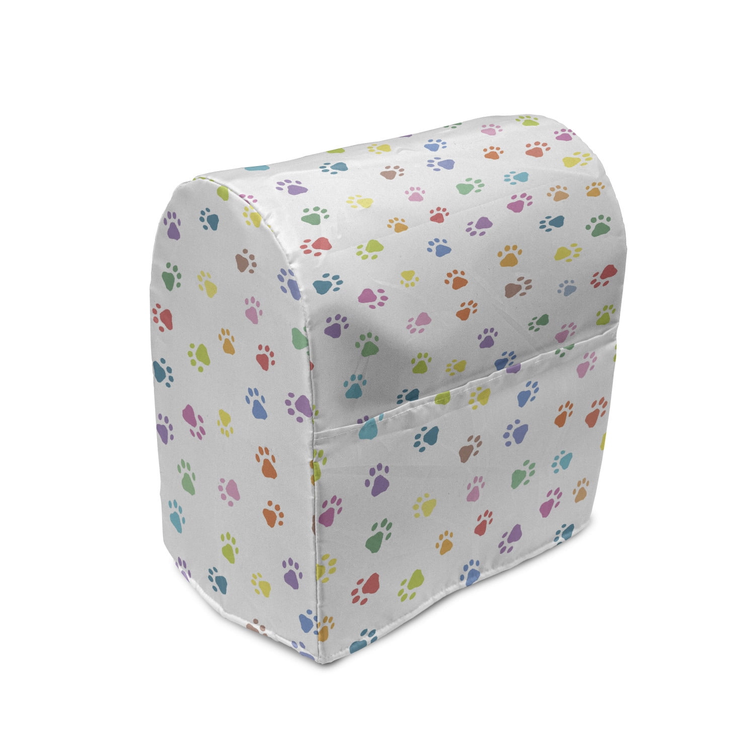 Cat Stand Mixer Cover, Footprints of Cats and Dogs Lively Colored Paws ...