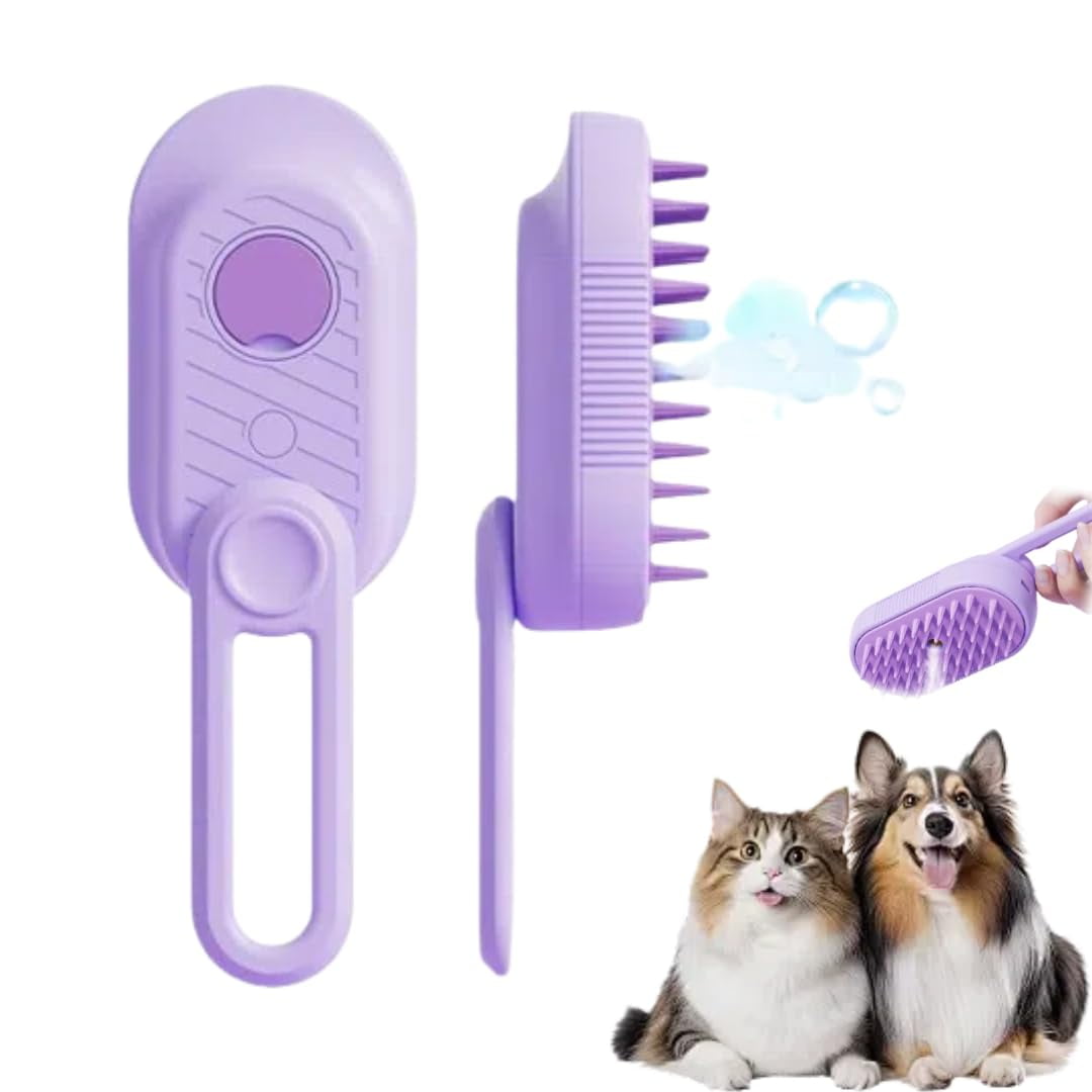 Cat Steam Brush 2025 New Pet Steam Groomer Comb, Painless Grooming ...