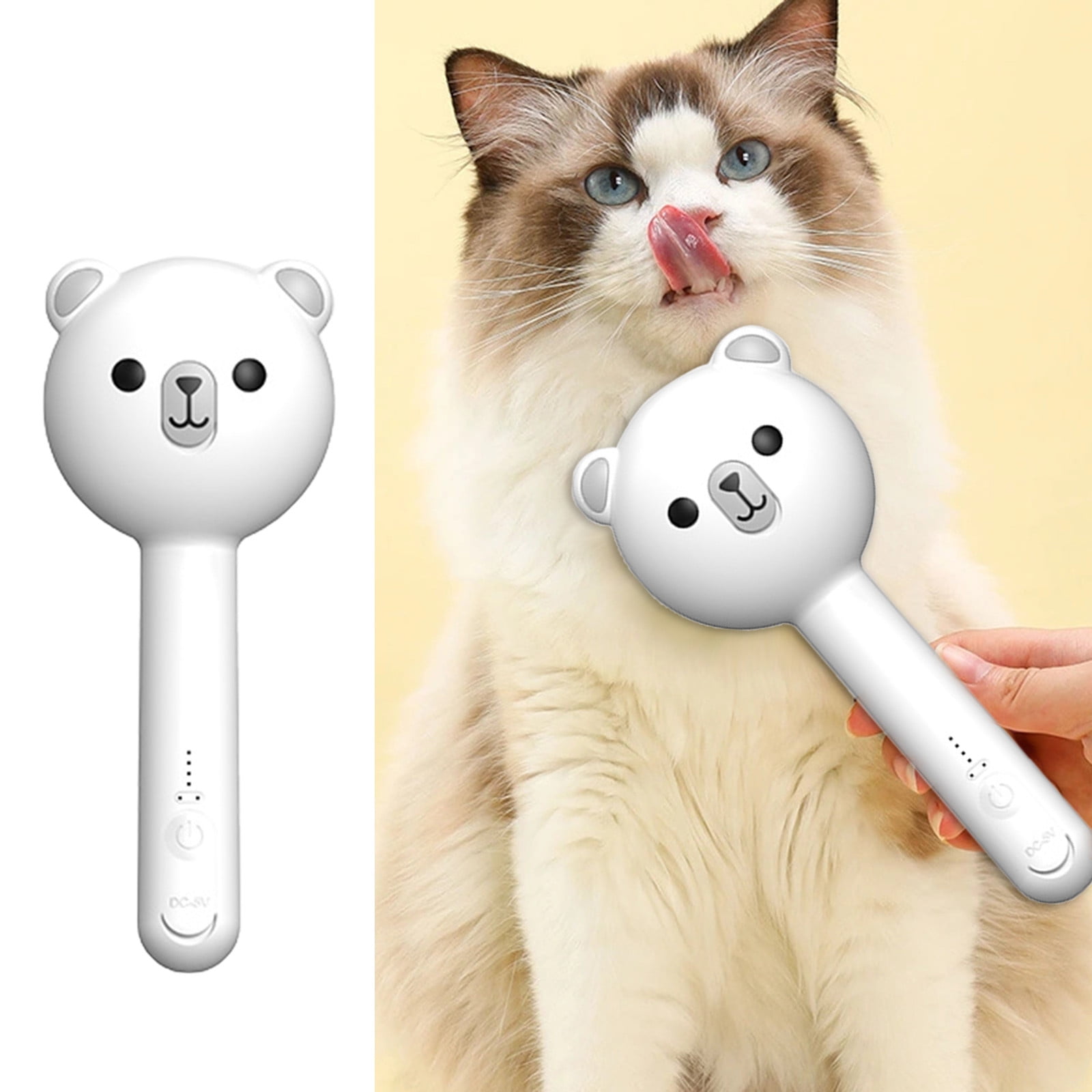 Cat Steam Brush, Brushes for Indoor Cats with Release Button, Dual ...