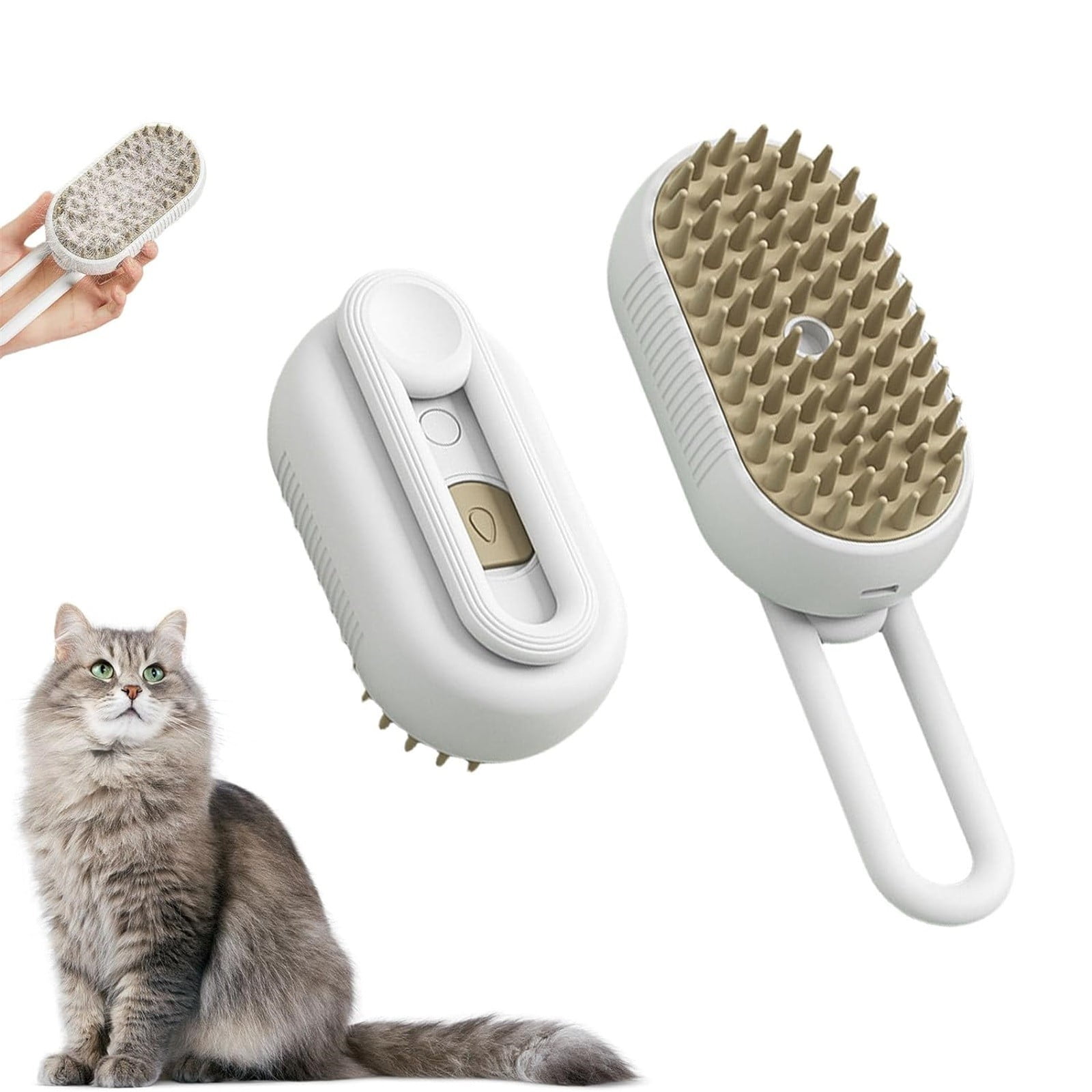 Cat Steam Brush Electric Cat Steam Brush Multifunction Cat Steam Brush ...