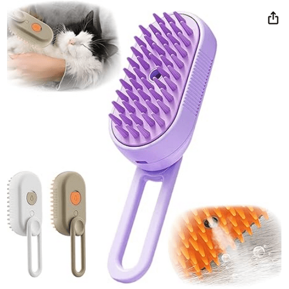 Cat Steam Brush for Shedding 2025 New 3 in 1 Cat Brushes for Indoor ...